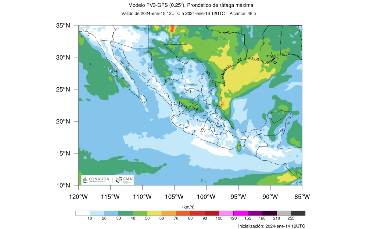 ¡Alerta! Entra aire ártico a México con temperaturas de hasta -10° y ...