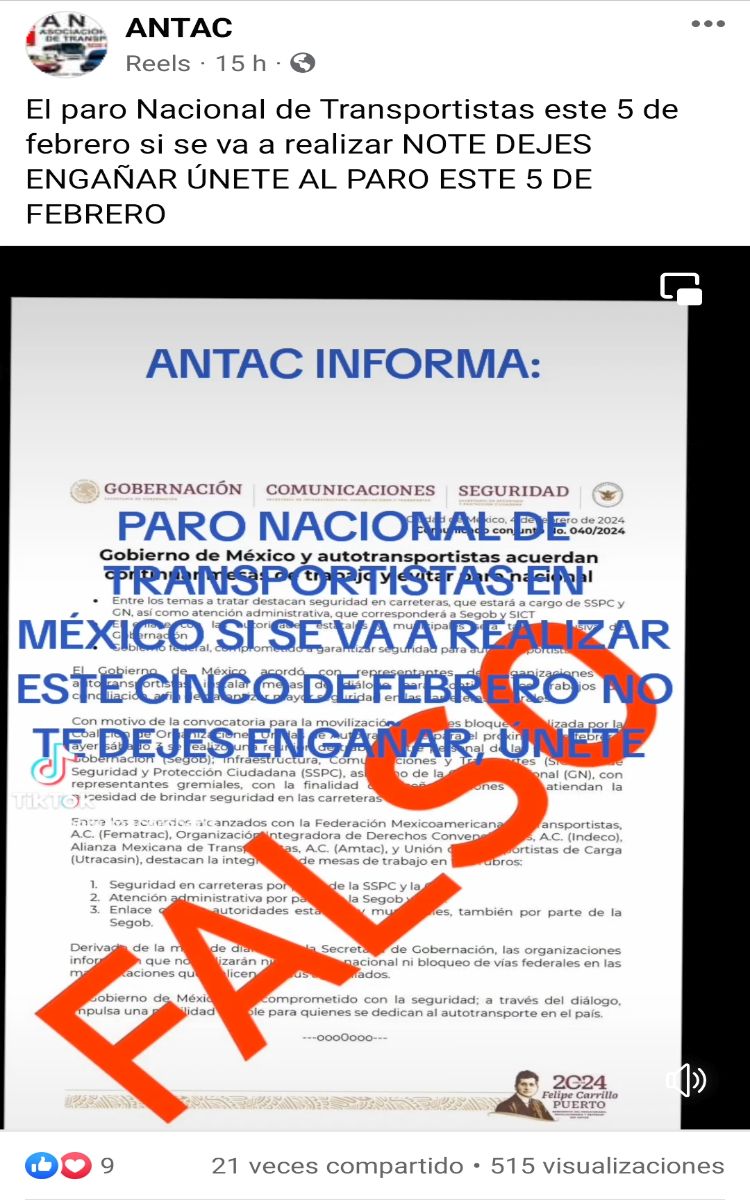Sigue en pie paro nacional de transportistas, aseguran líderes | Aristegui Noticias
