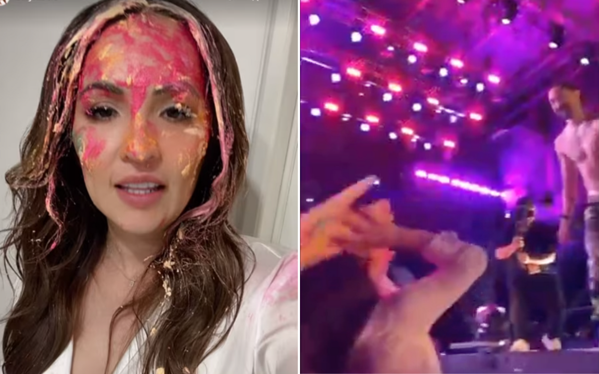 Steve Aoki lanza un 'pastelazo' a la Alcaldesa de Campeche, Biby Rabelo ...