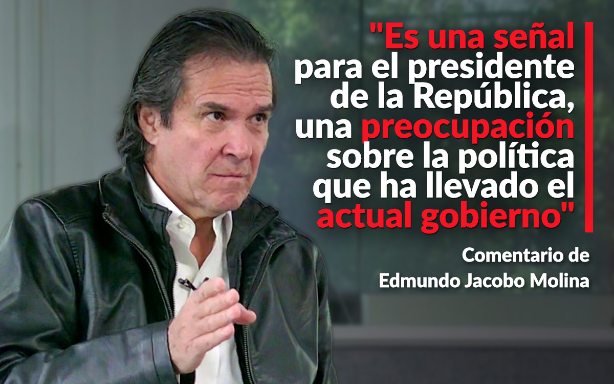 "Es una señal para el presidente de la República, una preocupación sobre la política que ha ...