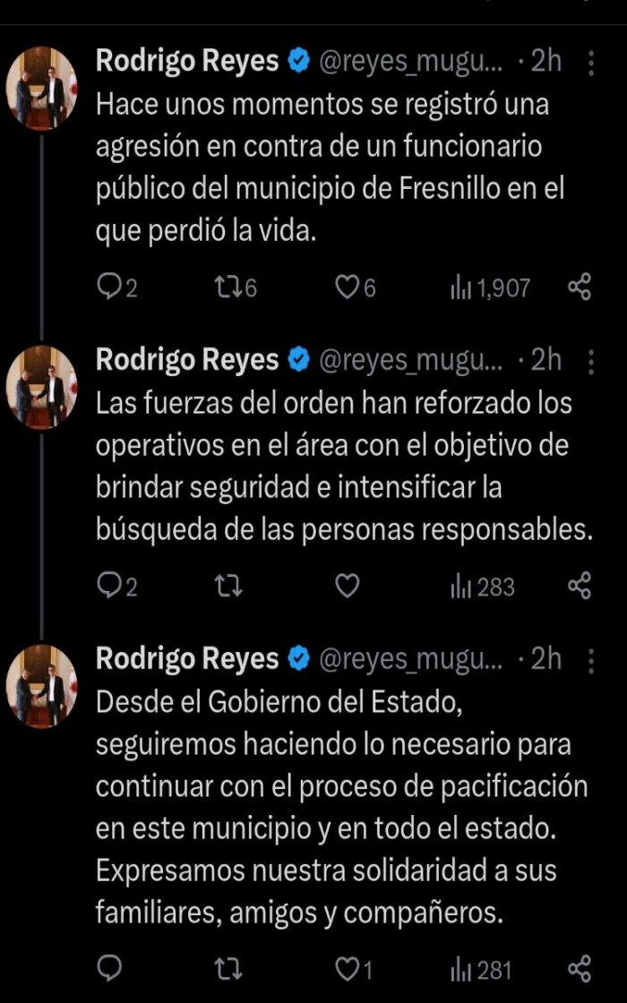 Asesinan en Fresnillo a cuñado de Monreal; era funcionario municipal ...