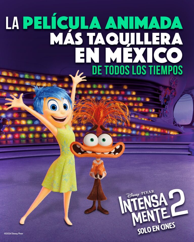 'Intensamente 2', la película animada más taquillera en México de todos ...