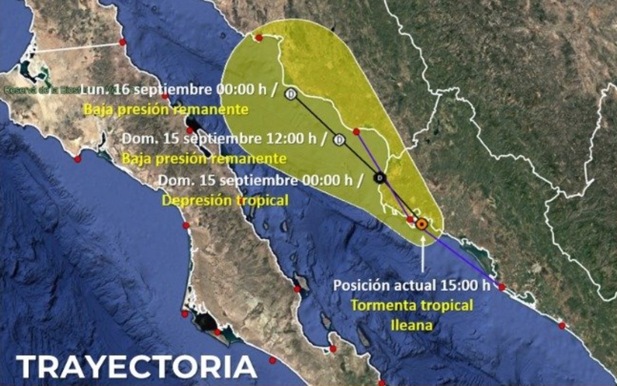 Tormenta tropical Ileana toca tierra en Sinaloa | Aristegui Noticias