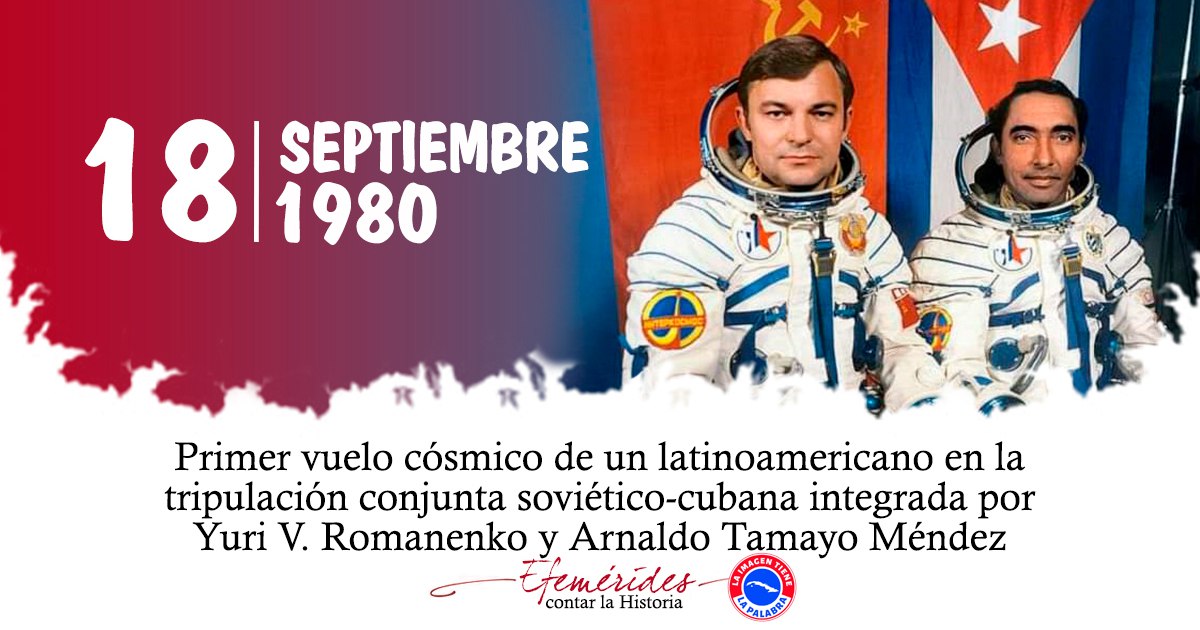 Arnaldo Tamayo-Mendéz, primer hispanoamericano en el espacio, hace 44 ...
