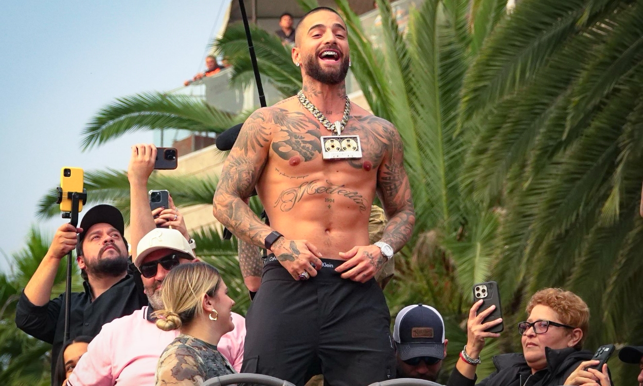 Fotos y videos | Maluma sorprende a fans con show en Monumento a la ...