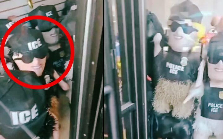 Video | ¡Dale, dale dale! En Chicago lanza piñatas de agentes ICE y se ...