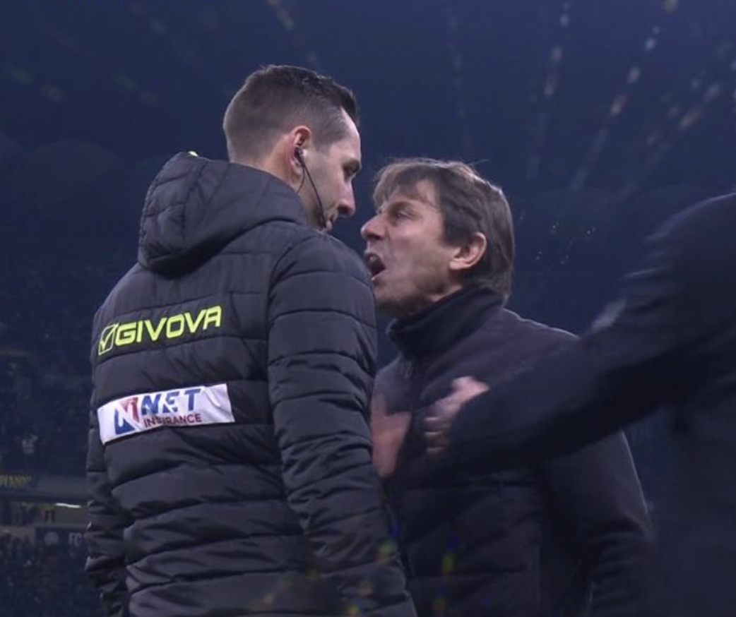Suspenden y multan a Antonio Conte por mentarles la mamma a árbitros ...